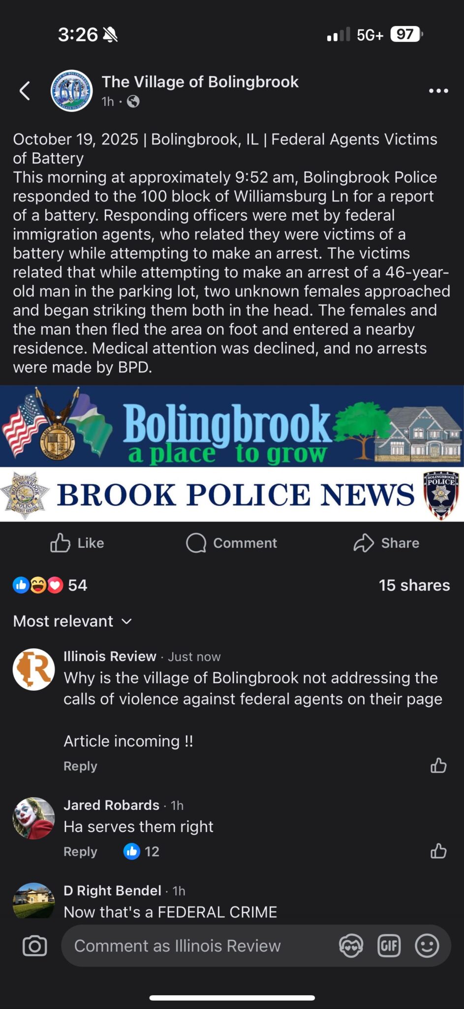 ICE to Pursue Federal Charges After Bolingbrook Police Fail to Arrest ...