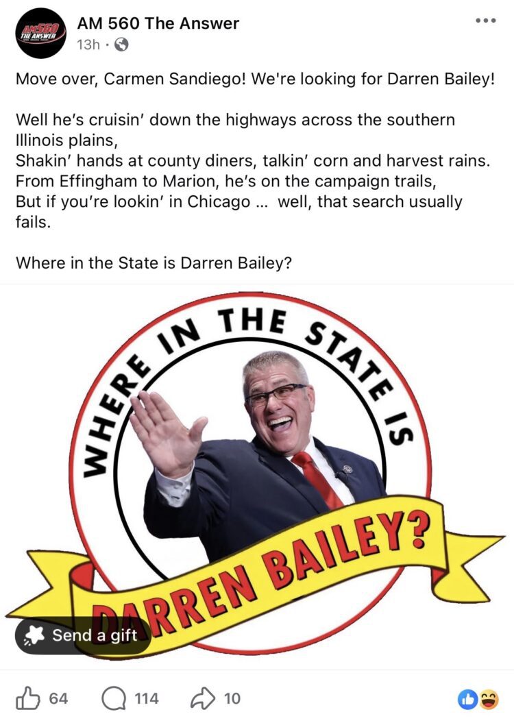 After Illinois Review Story, AM 560 Quietly Deletes Social Media ...